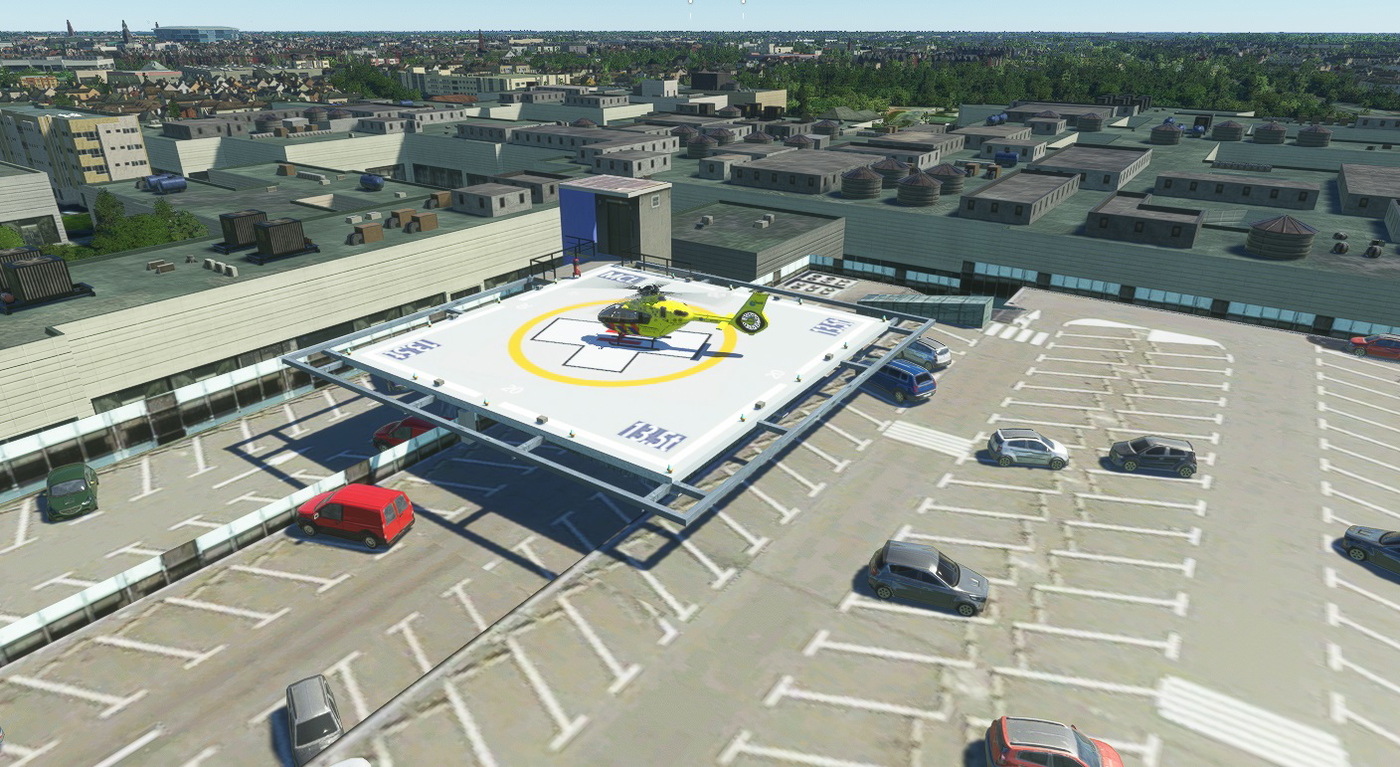Helipad Medical Centre Leeuwarden (EH013) for Microsoft Flight ...