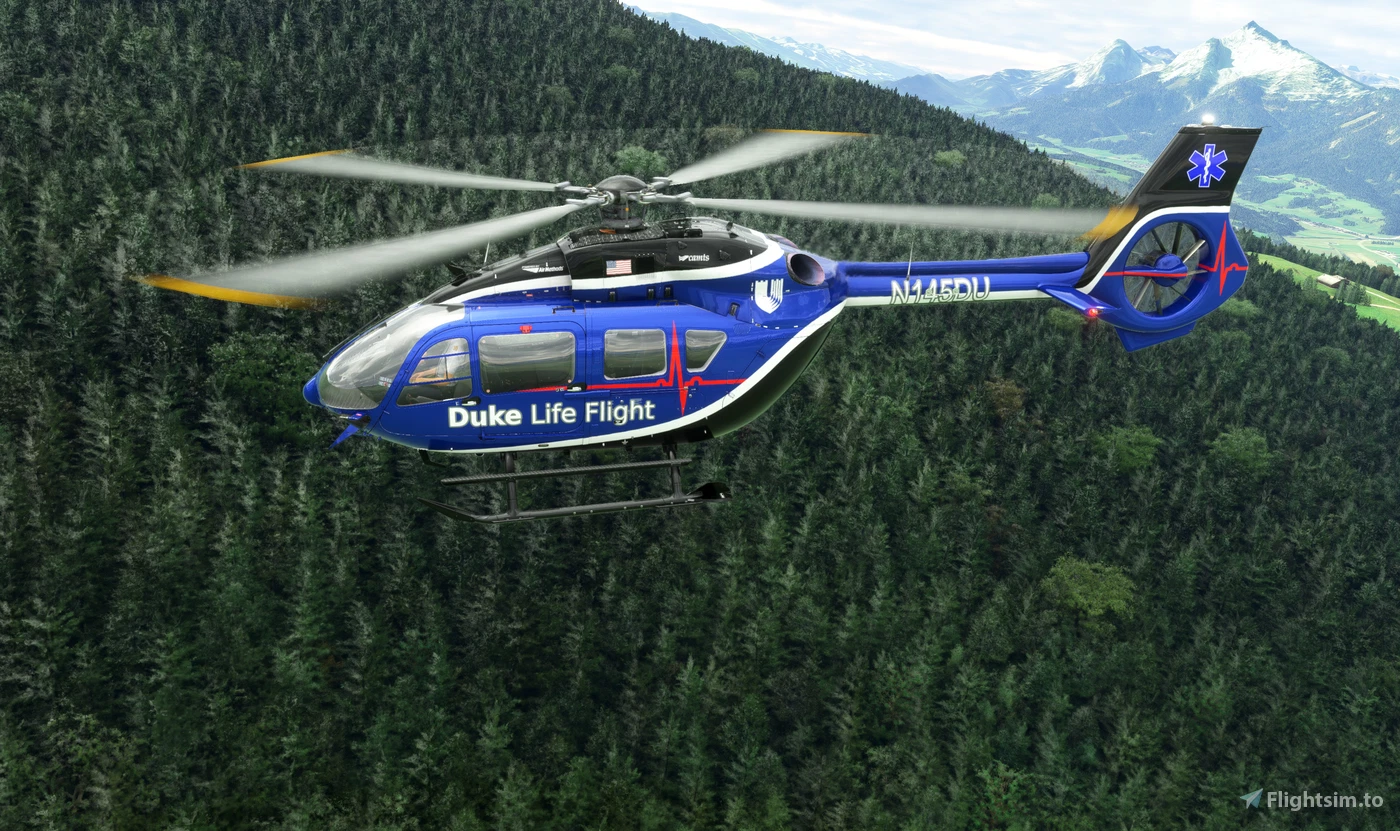 HPG Airbus H145 Duke Life Flight N145DU (2 variants, HEMS & CIV) for ...