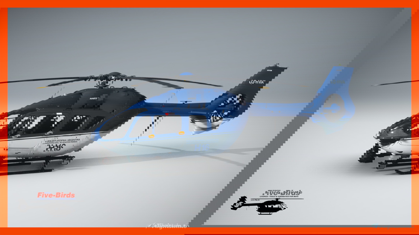 HPG H145 Livery - Policía Federal Argentina - LQ-HVA - All Variants ...