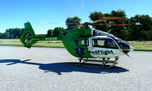 HPG H145 MedFlight of Ohio N130HB B10 for Microsoft Flight Simulator | MSFS