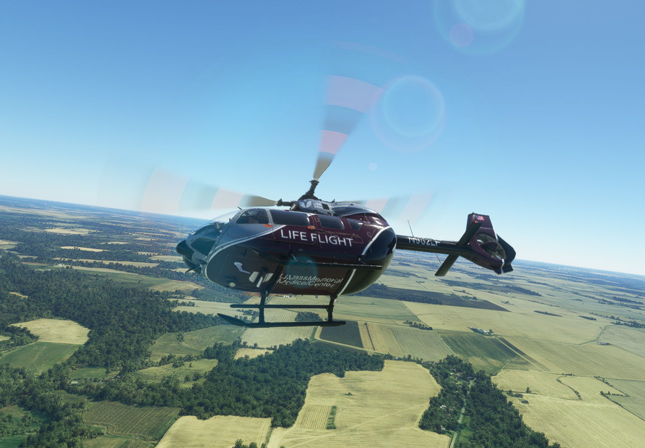 HPG H145 UMASS Life Flight B10 pour Microsoft Flight Simulator | MSFS