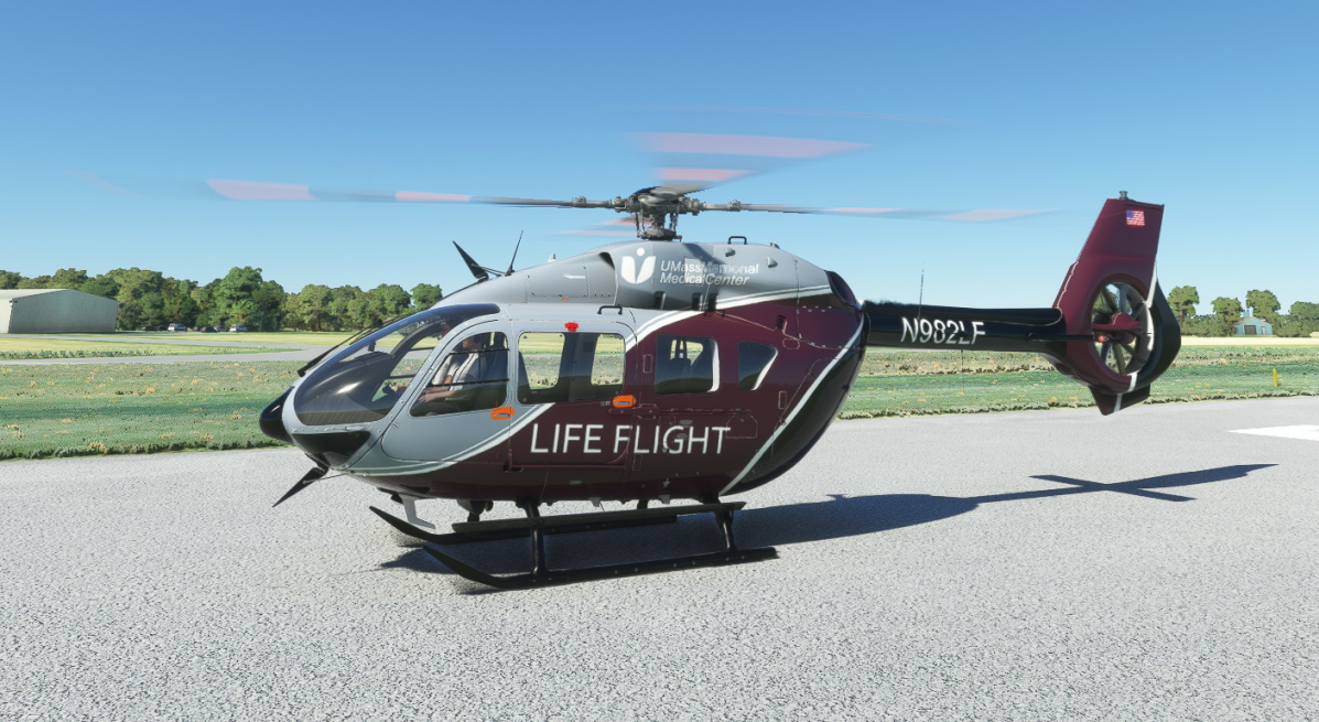 HPG H145 UMASS Life Flight B10 pour Microsoft Flight Simulator | MSFS