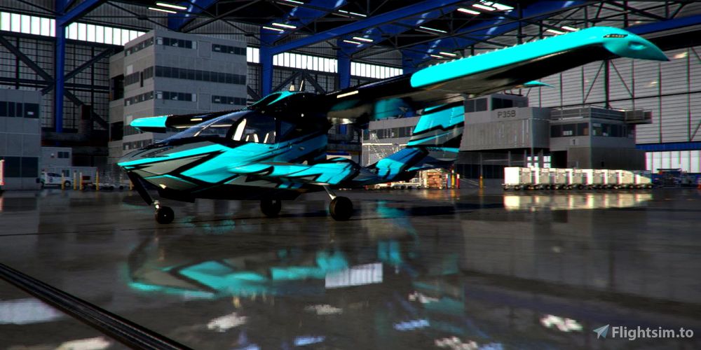 ICON A5 BLUE LIVERY for Microsoft Flight Simulator | MSFS