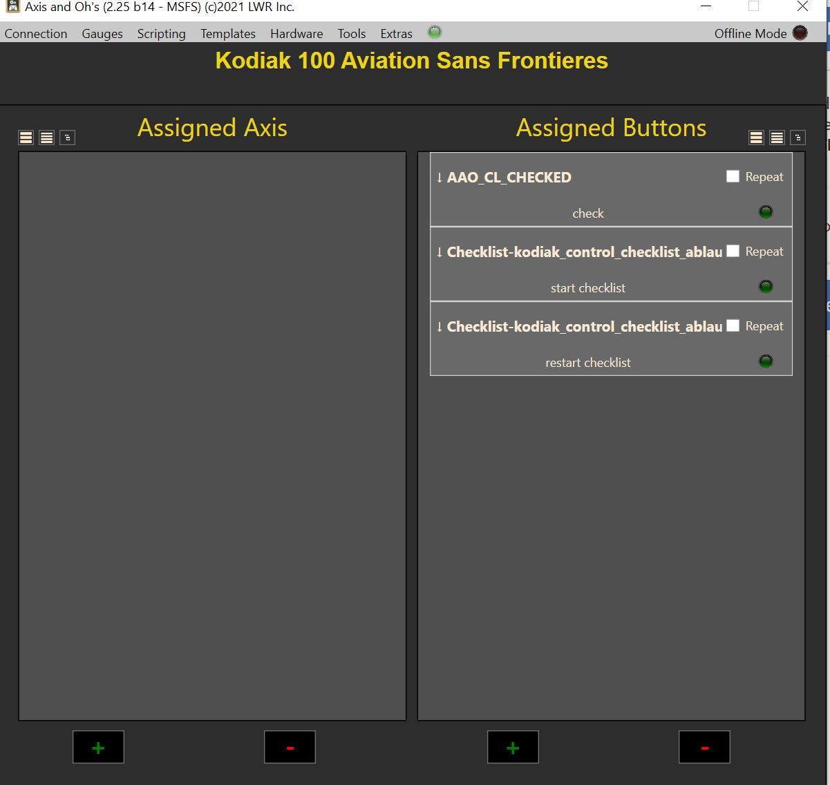 Interactive ingame checklist via voice from the co pilot for the ...