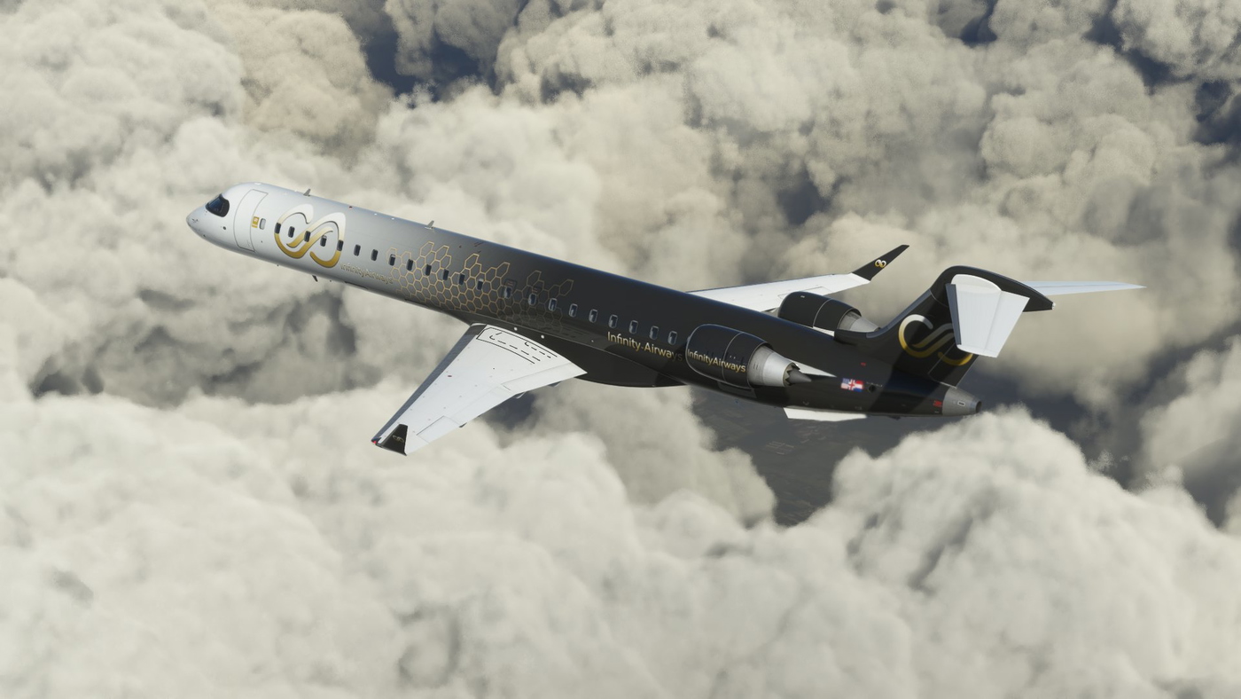 Infinity Airways VA CRJ 900 - 8K for Microsoft Flight Simulator | MSFS