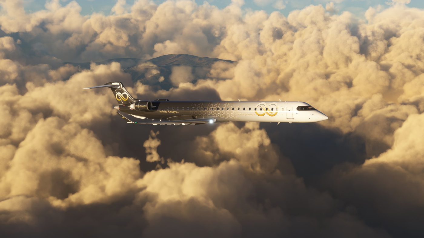 Infinity Airways VA CRJ 900 - 8K for Microsoft Flight Simulator | MSFS
