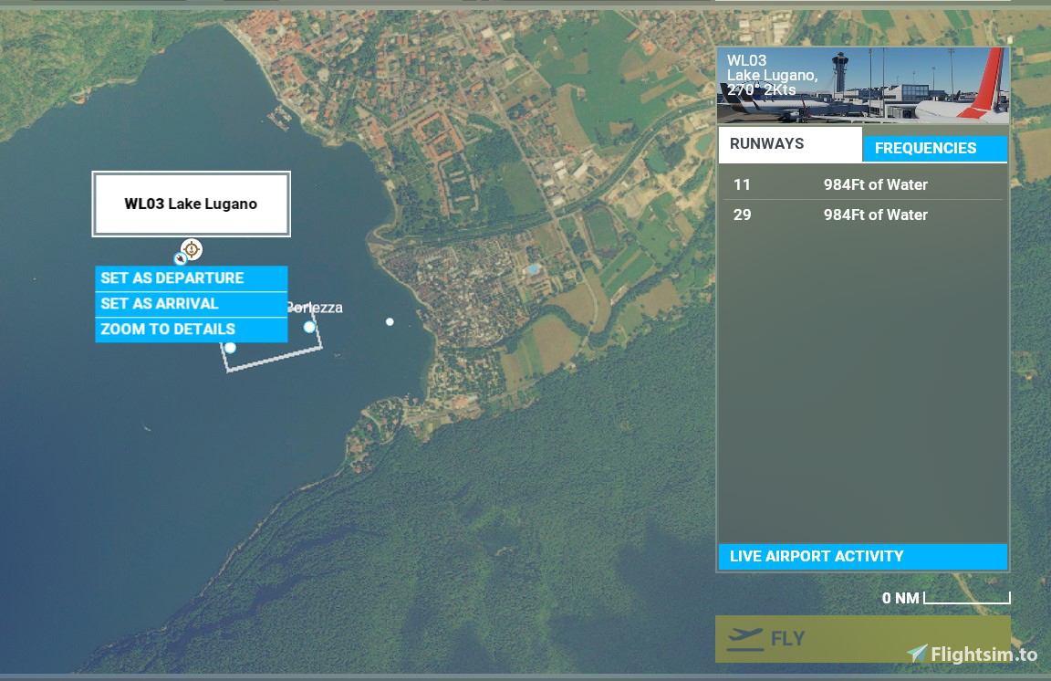 Italian Lakes Moving Boats And Floatplane Airports 对于 Microsoft Flight