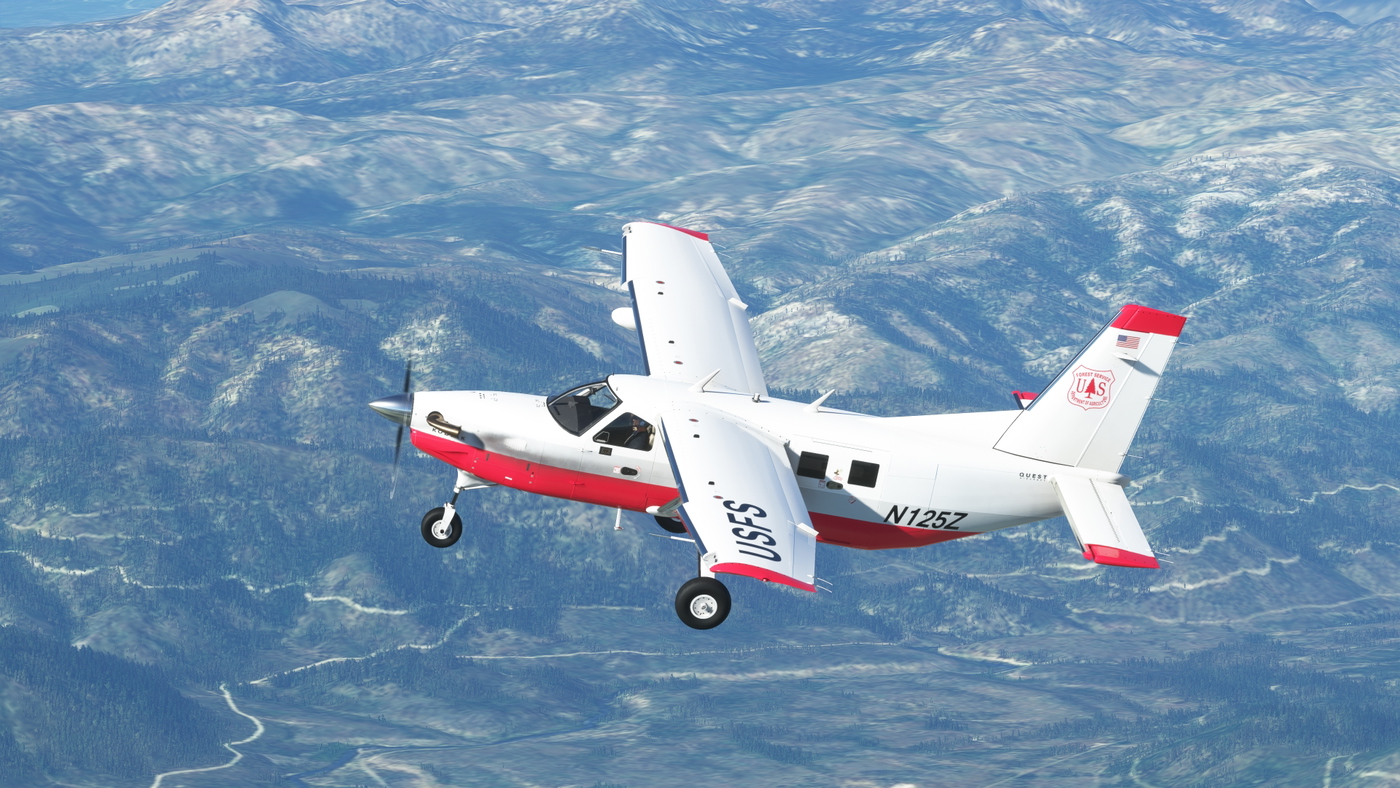 Kodiak 100 Series II USFS N125Z for Microsoft Flight Simulator | MSFS