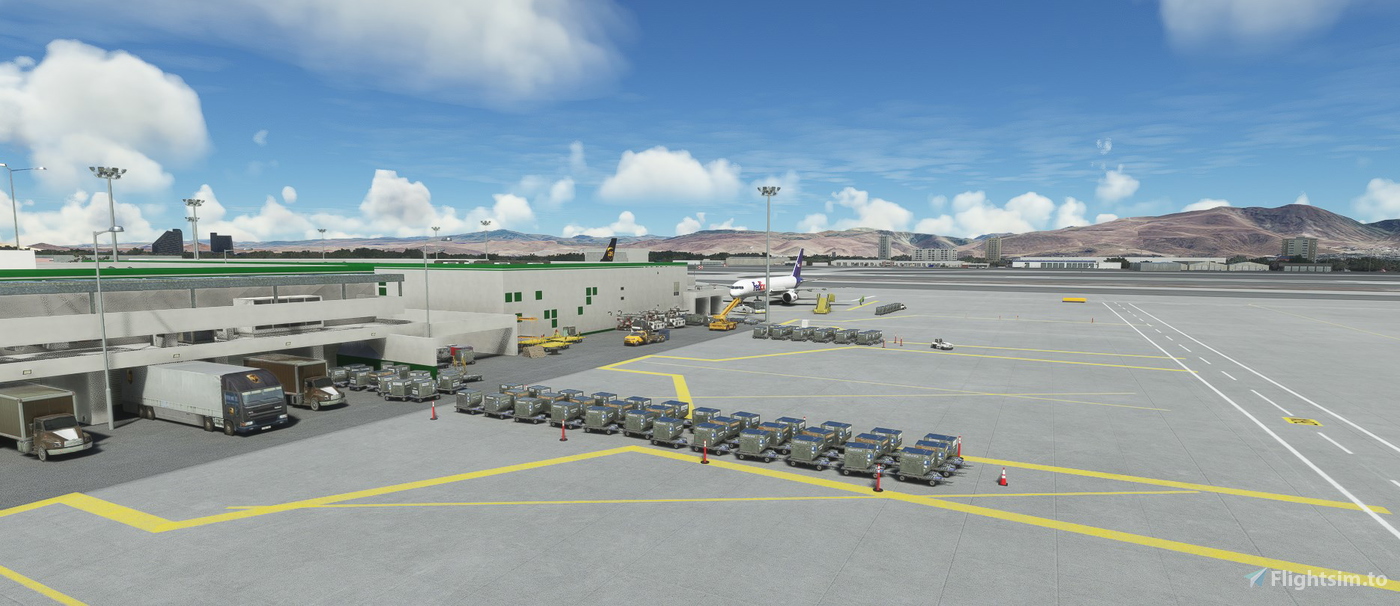 KRNO Reno-Tahoe International for Microsoft Flight Simulator | MSFS