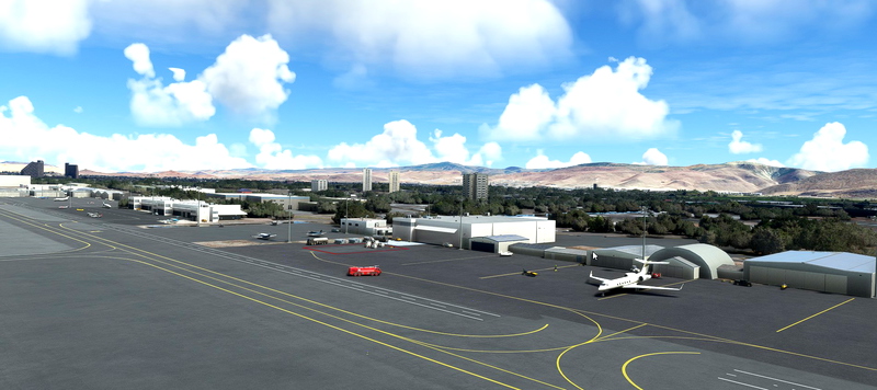 KRNO Reno-Tahoe International for Microsoft Flight Simulator | MSFS