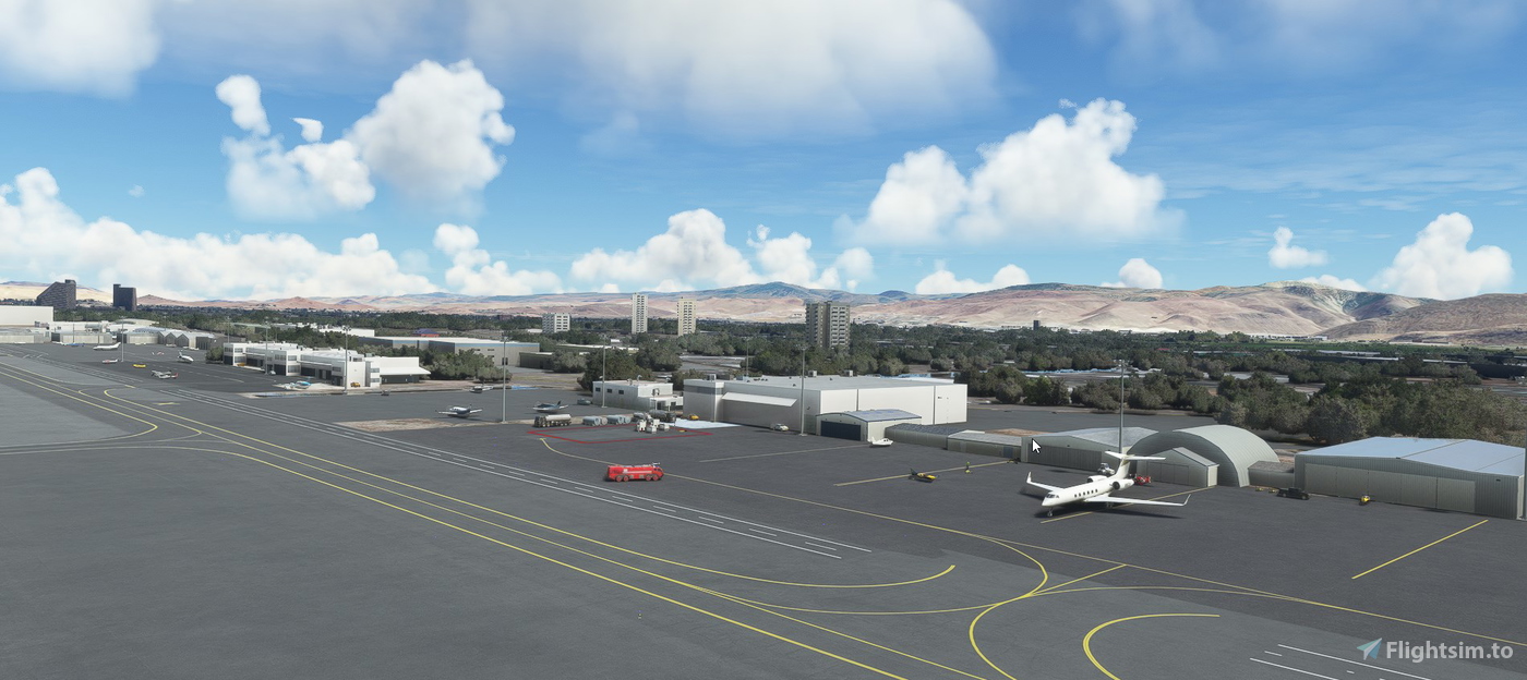 KRNO Reno-Tahoe International for Microsoft Flight Simulator | MSFS