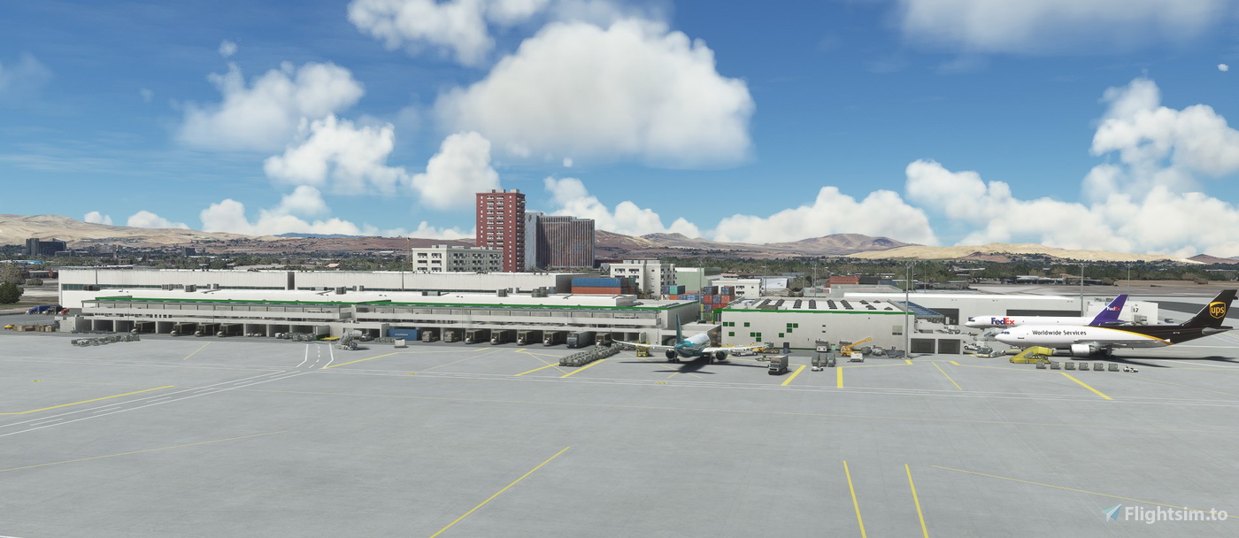 KRNO Reno-Tahoe International for Microsoft Flight Simulator | MSFS
