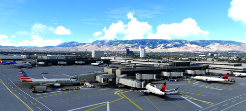 KRNO Reno-Tahoe International for Microsoft Flight Simulator | MSFS