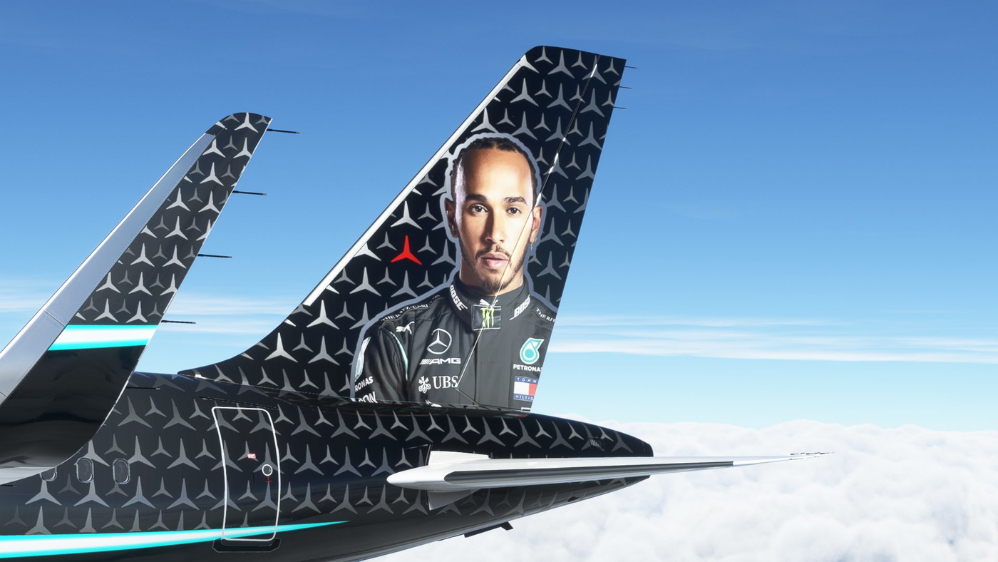 [A32NX] Lewis Hamilton Mercedes Petronas Special Livery - 8K voor ...