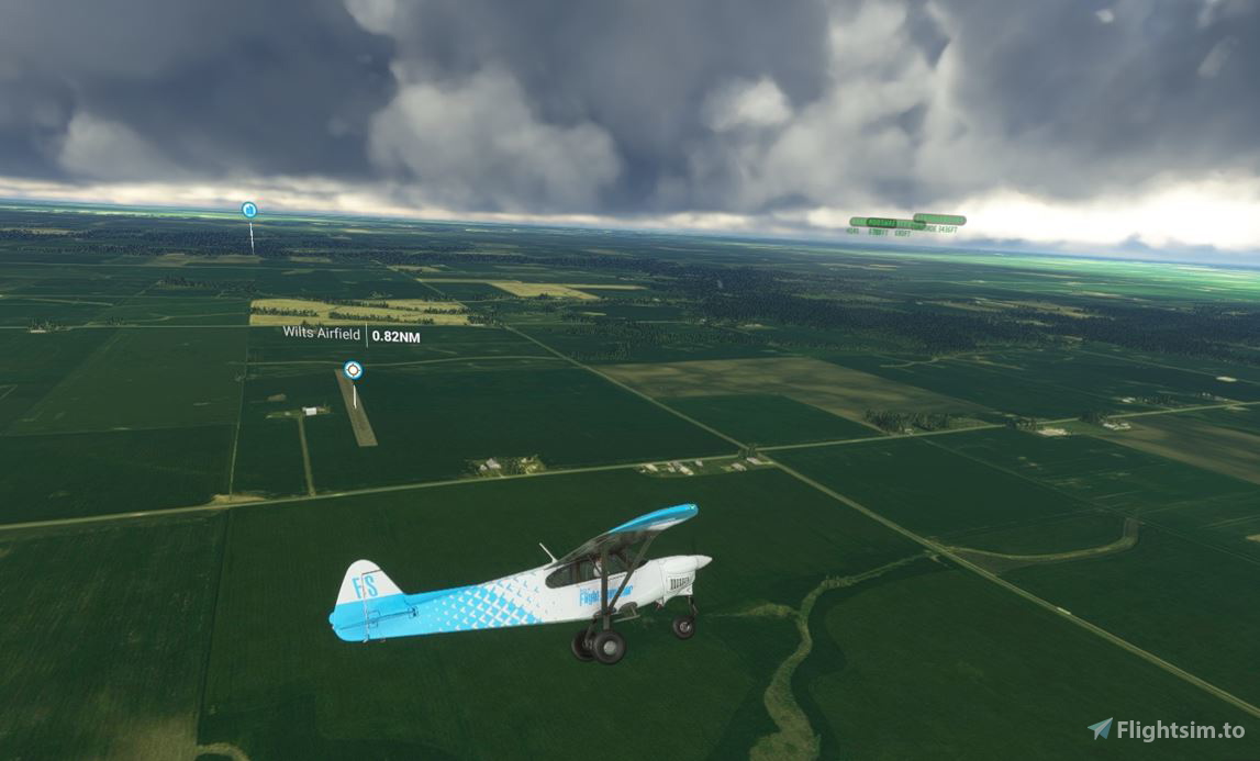 LL52 Wilts Airfield, Illinois, USA for Microsoft Flight Simulator | MSFS