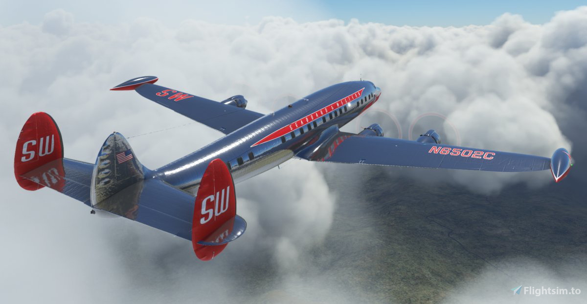 Lockheed Constellation Seaboard Western for Microsoft Flight Simulator ...