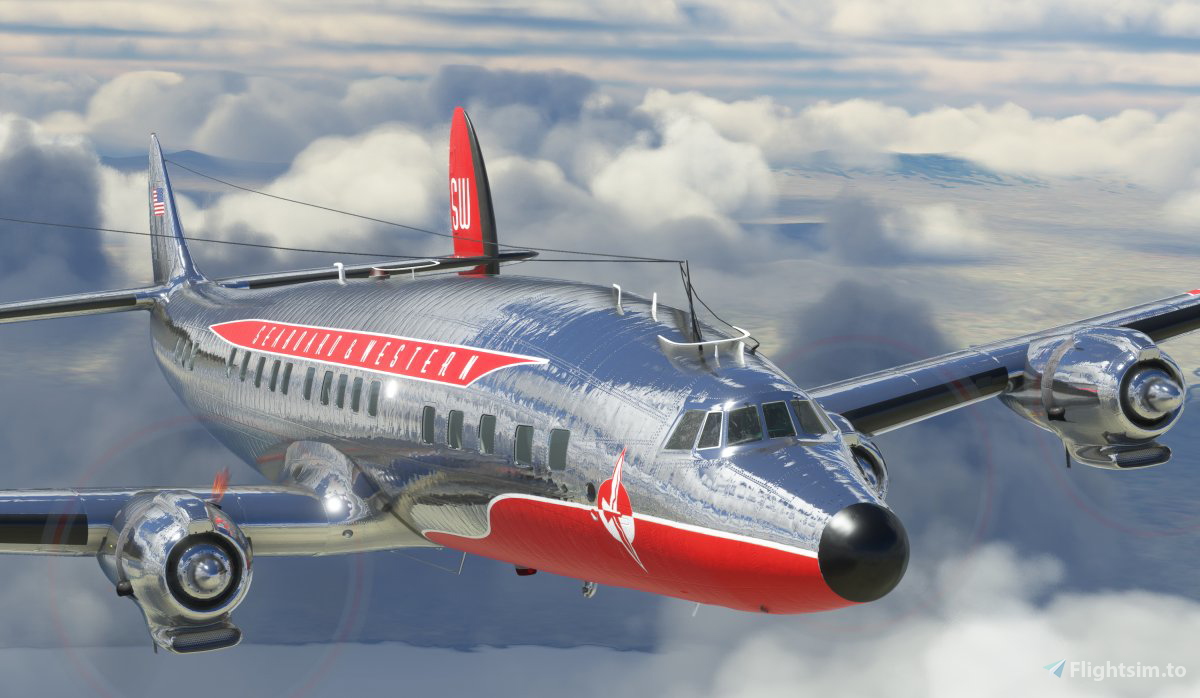 Lockheed Constellation Seaboard Western for Microsoft Flight Simulator ...