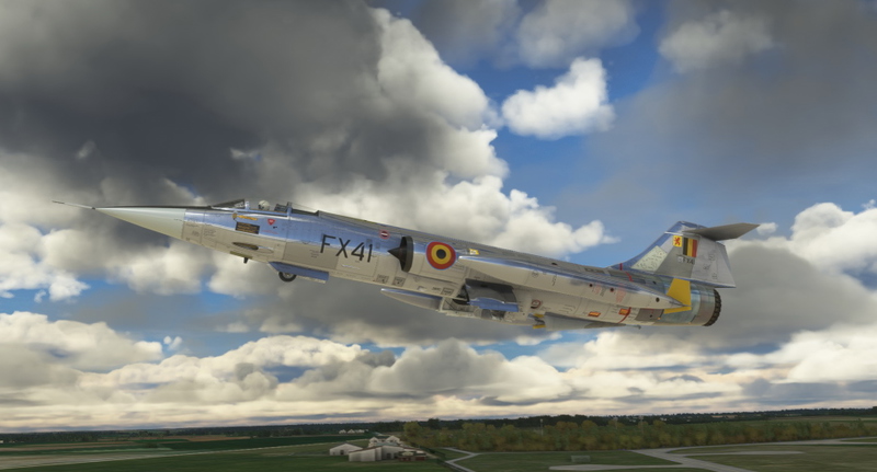 Lockheed F-104 Starfighter Liveries for Microsoft Flight Simulator | MSFS