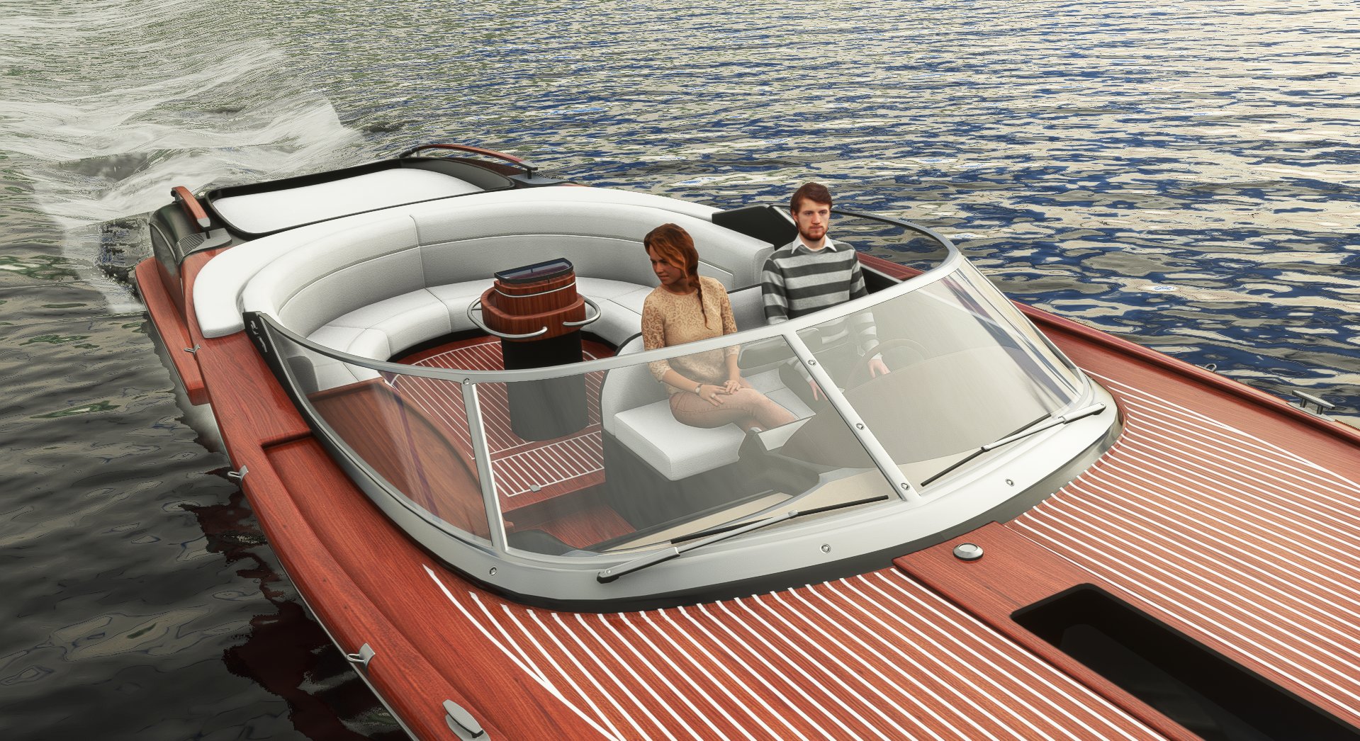 Adi S. - Luxury Speedboat for Microsoft Flight Simulator | MSFS