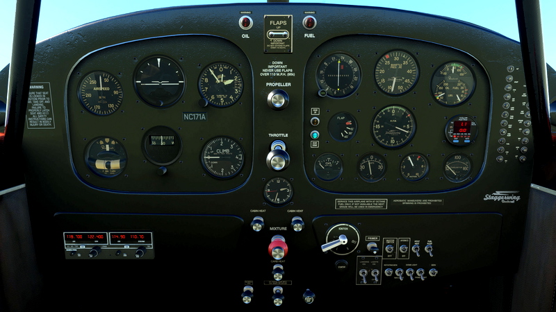 Microsoft/Carenado Beechcraft D17 Staggerwing - Better Cameras for ...