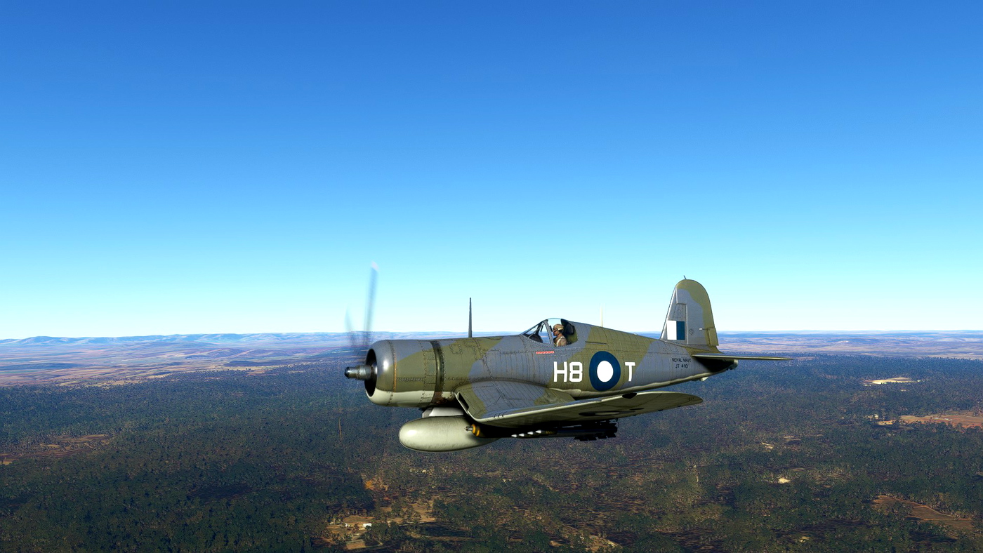 MilViz FG-1D Corsair Royal Navy Camoflage Livery » Microsoft Flight ...