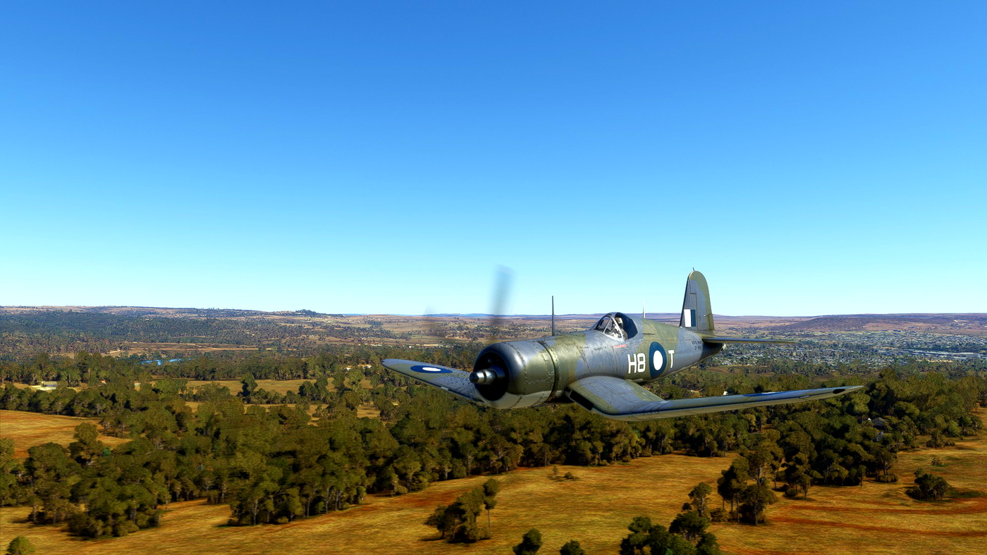 MilViz FG-1D Corsair Royal Navy Camoflage Livery » Microsoft Flight ...