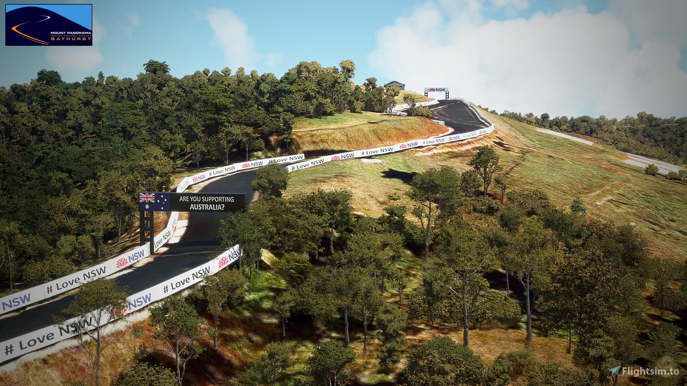 Mount Panorama Circuit & Heliport for Microsoft Flight Simulator | MSFS