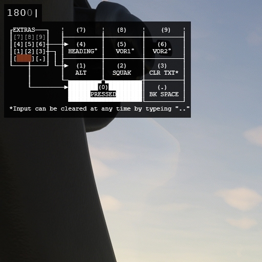 NumberPad INPUT for Microsoft Flight Simulator | MSFS