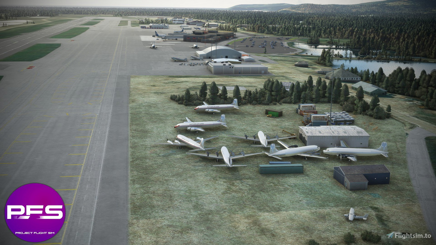ProjectFlightSim - Fairbanks International Airport (PAFA) V1.0 for ...