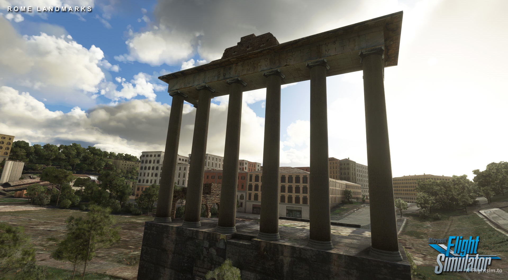 Prealsoft - Rome Landmarks for Microsoft Flight Simulator | MSFS