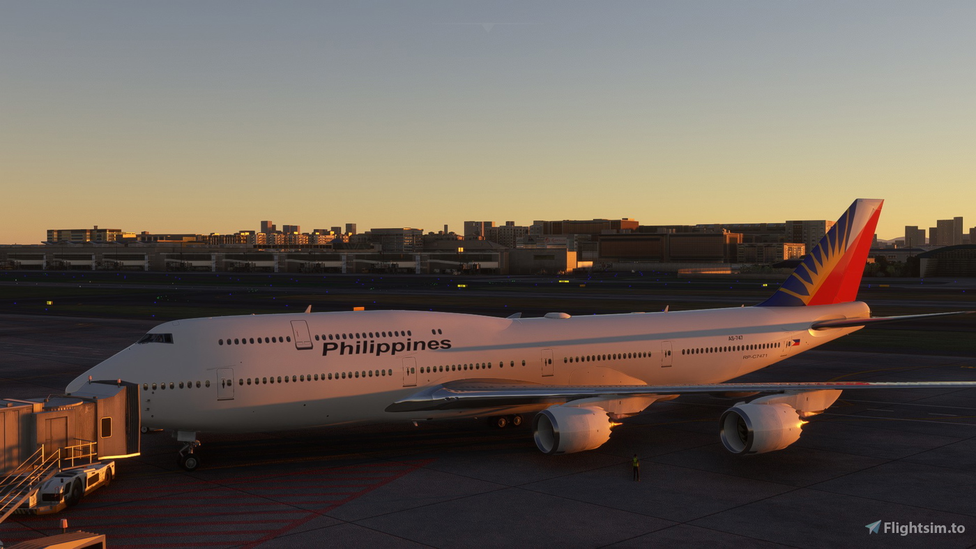 Salty 747 Standalone - Philippine Airlines [No Mirror] for Microsoft Flight Simulator | MSFS