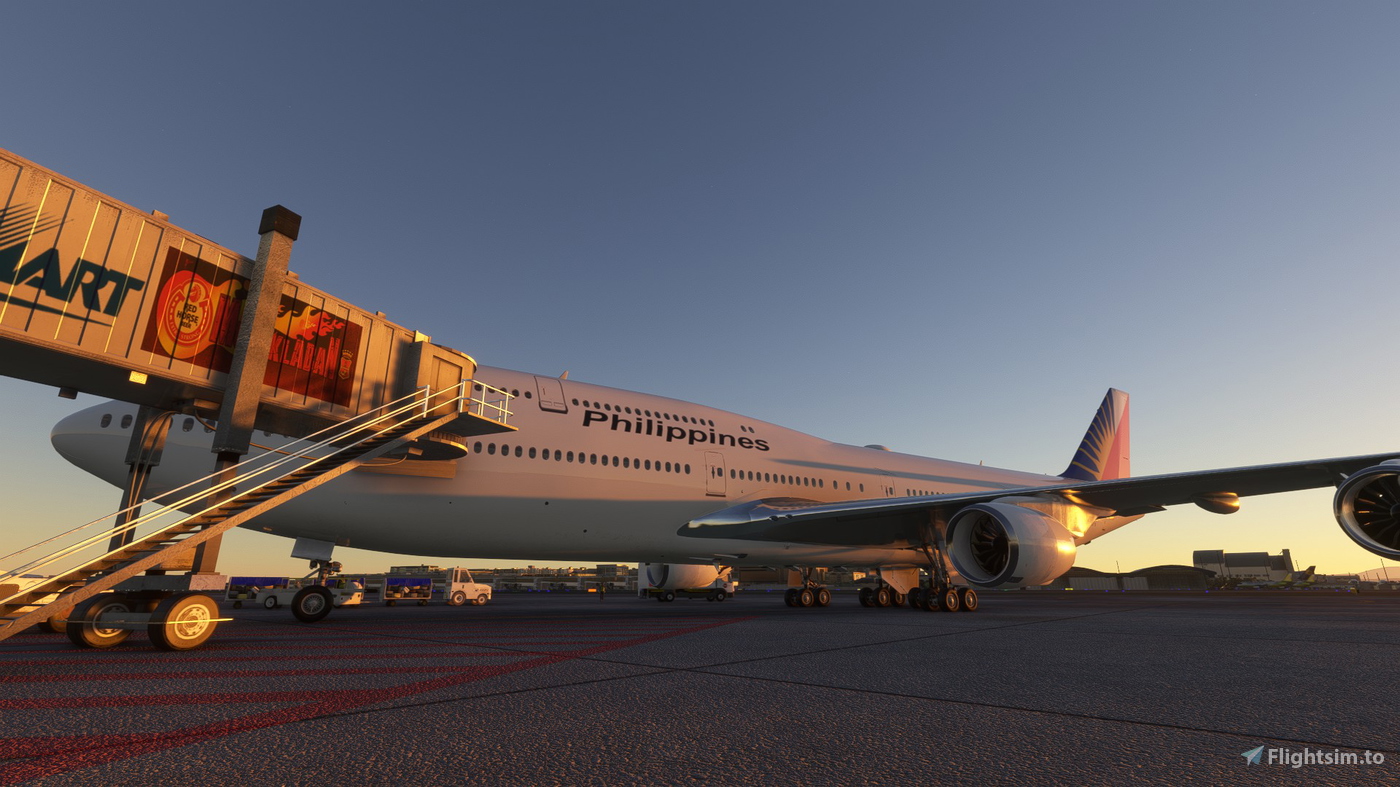 Salty 747 Standalone - Philippine Airlines [No Mirror] for Microsoft Flight Simulator | MSFS