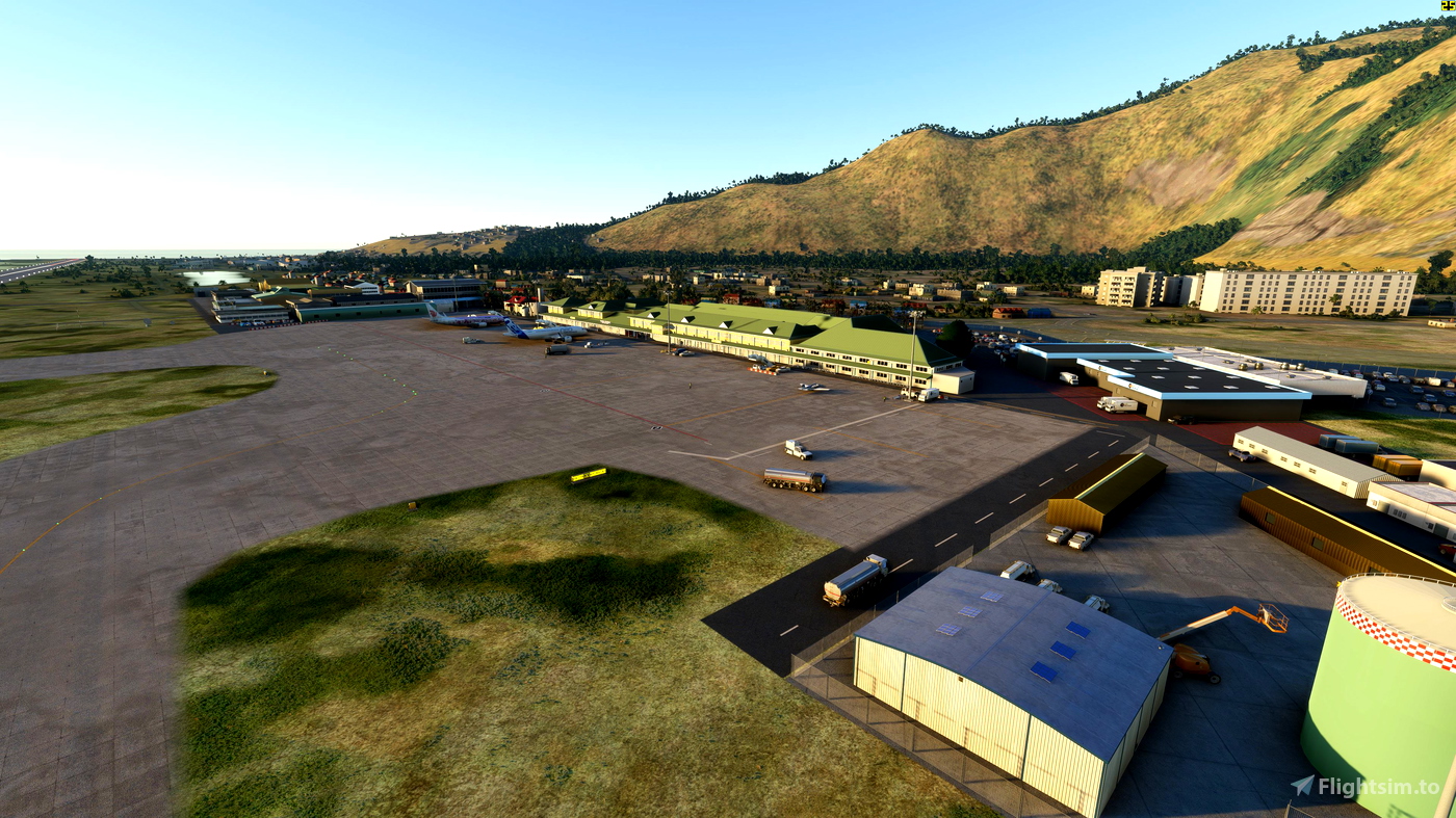 Caelus Aerial - FSIA - Seychelles Intl Airport per MSFS