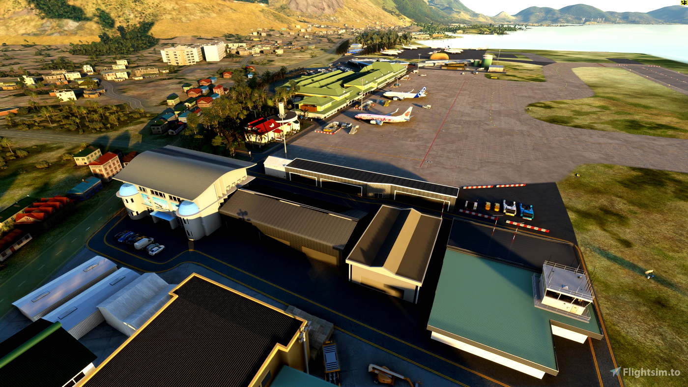 Caelus Aerial - FSIA - Seychelles Intl Airport for MSFS