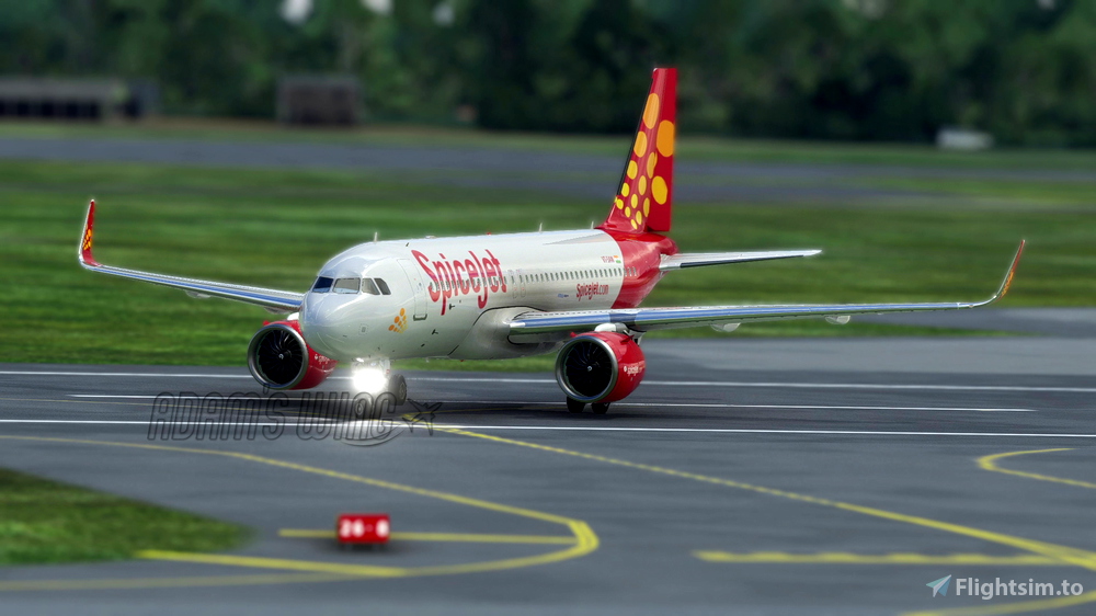 Spicejet Livery Asobo A320 Neo for Microsoft Flight Simulator | MSFS