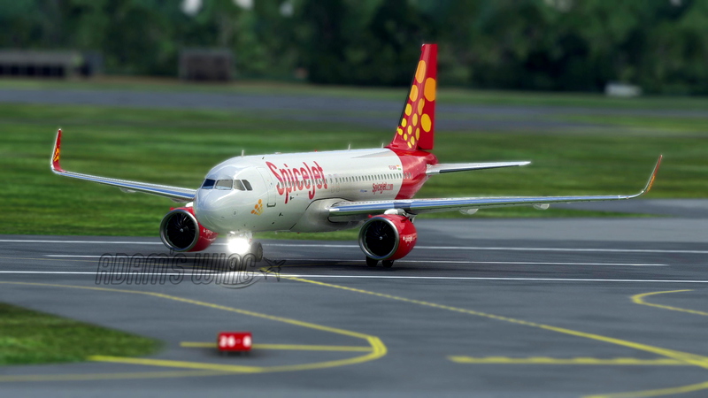 Spicejet Livery Asobo A320 Neo for Microsoft Flight Simulator | MSFS