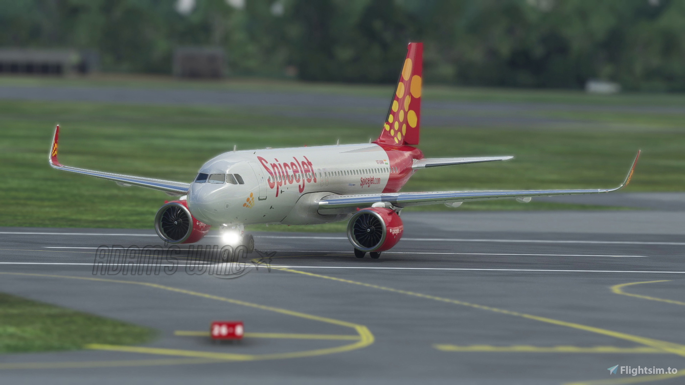 Spicejet Livery Asobo A320 Neo for Microsoft Flight Simulator | MSFS