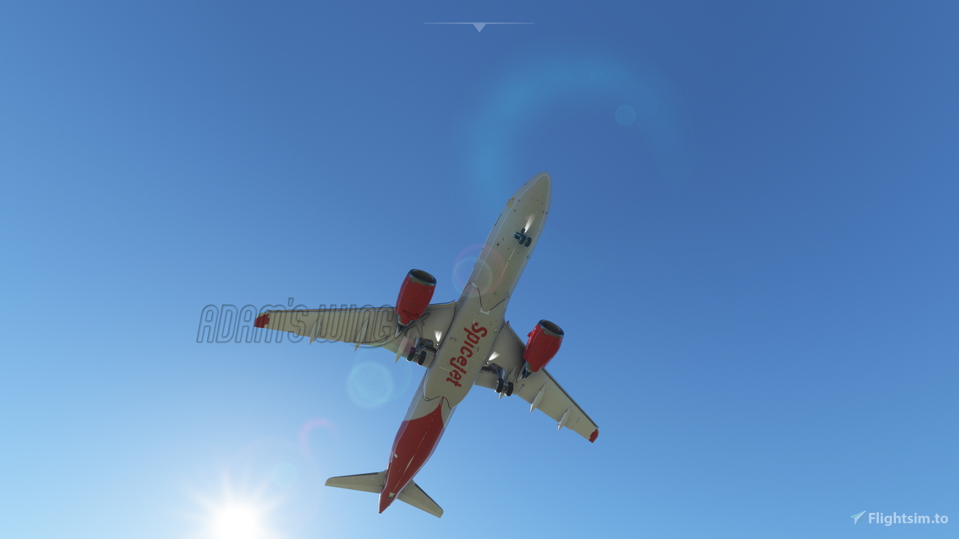 Spicejet Livery Asobo A320 Neo for Microsoft Flight Simulator | MSFS