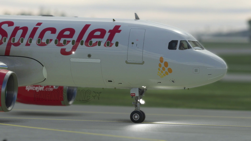 Spicejet Livery Asobo A320 Neo for Microsoft Flight Simulator | MSFS