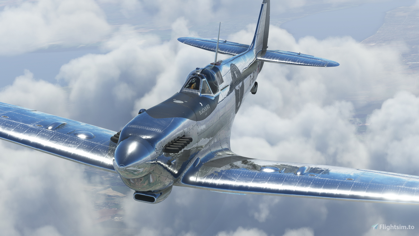 Spitfire Mk.IX MJ271 "The Silver Spitfire" G-IRTY for Microsoft Flight ...