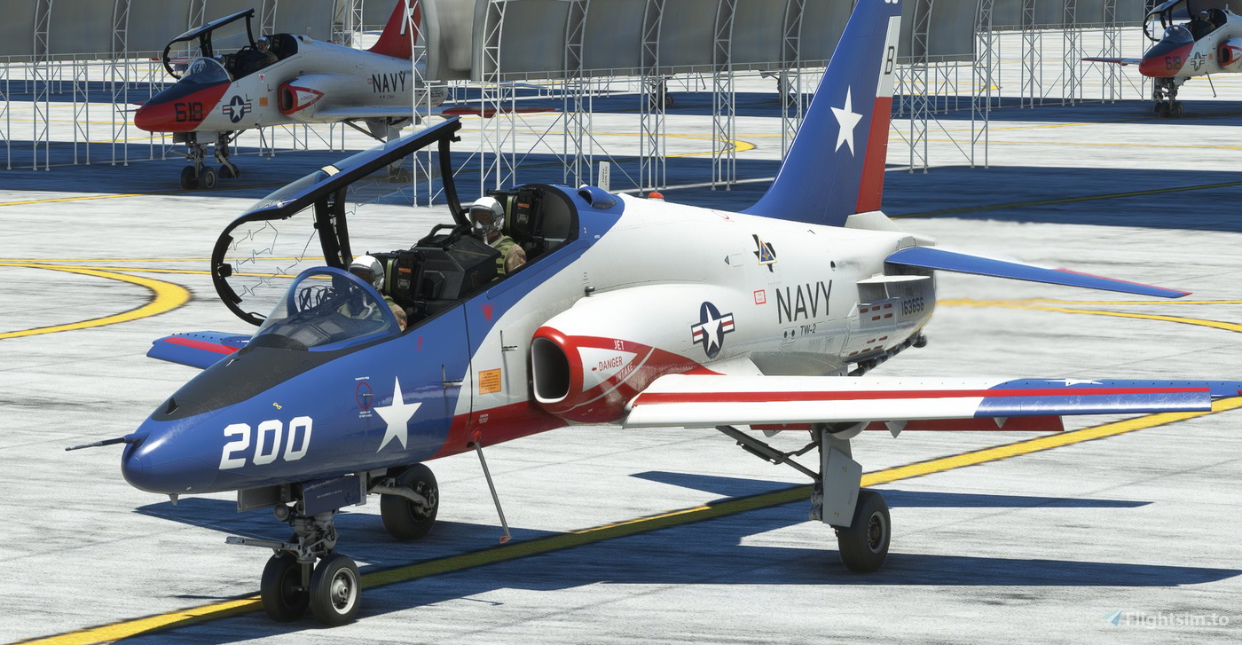 T45C Goshawk TW-2 Texas Flag pour Microsoft Flight Simulator | MSFS