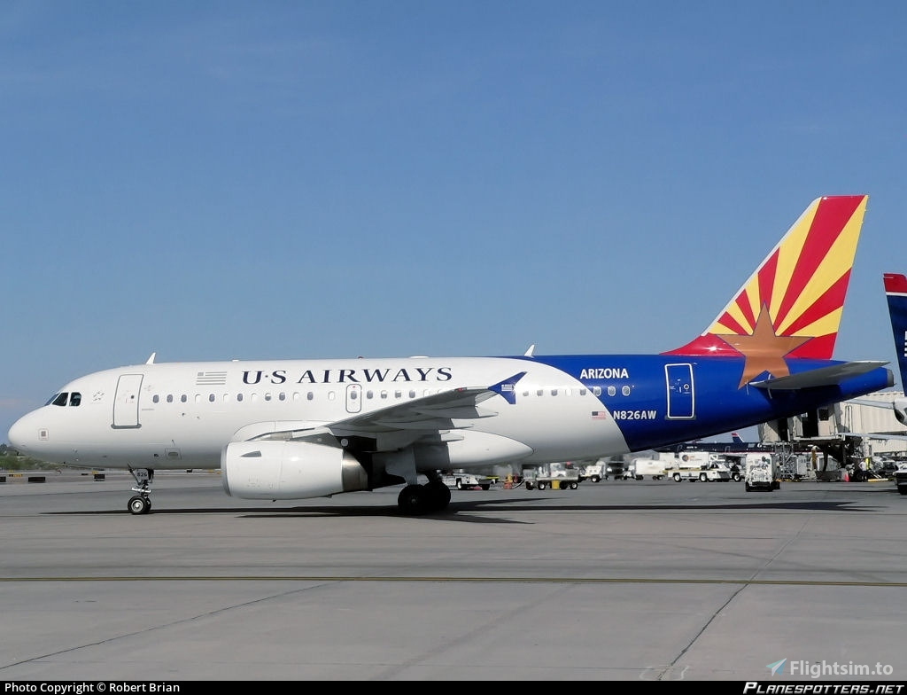[A32NX] US Airways Arizona Livery for Microsoft Flight Simulator | MSFS