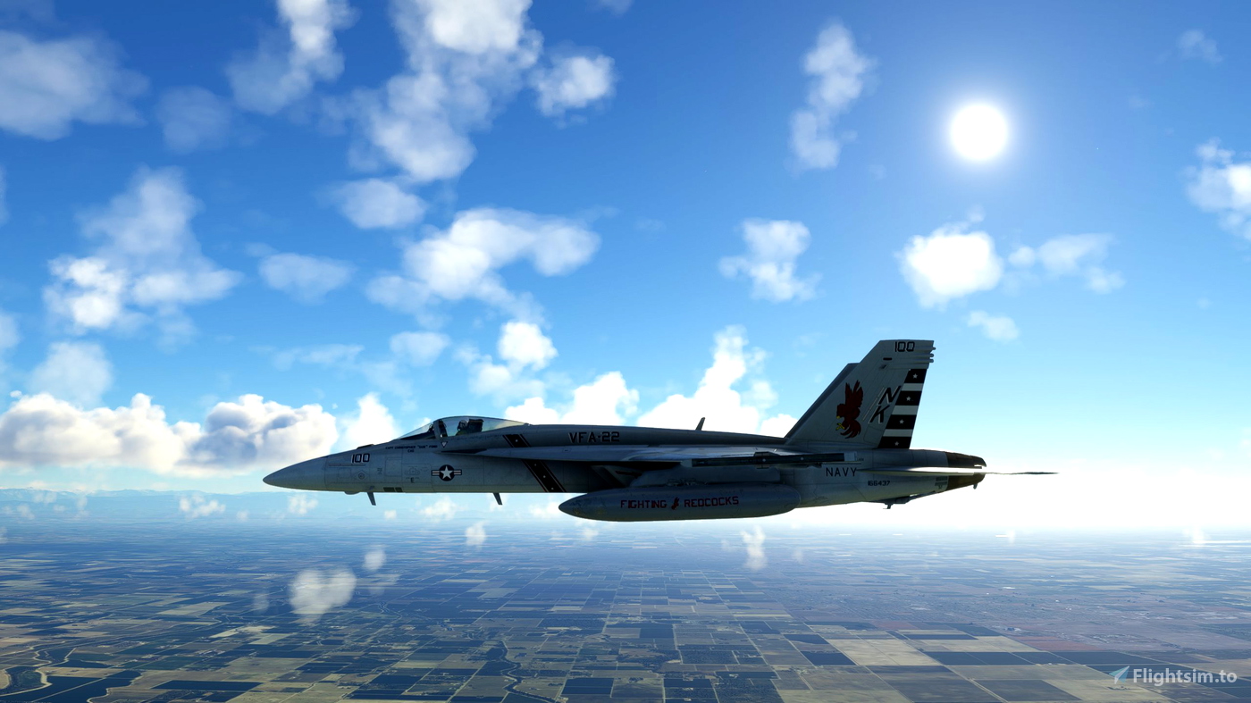 VFA-22 Fighting Redcocks - F/A-18E Super Hornet » Microsoft Flight ...