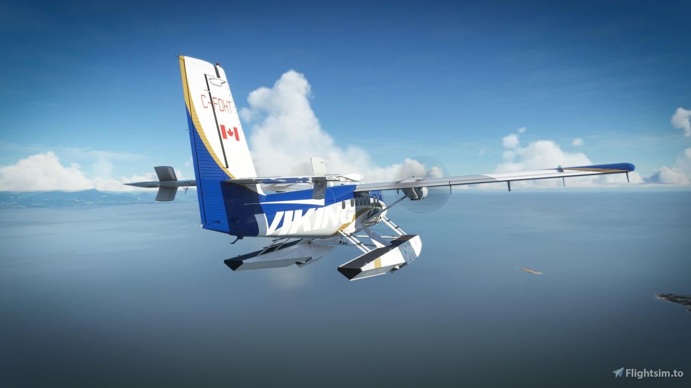 Viking 100th C-FDHT Amphibian - Aerosoft DHC-6 Twin Otter for Microsoft ...