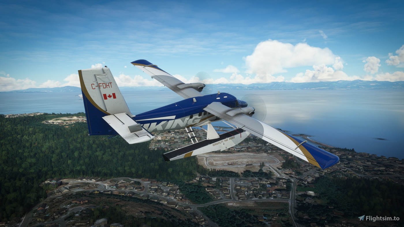 Viking 100th C-FDHT Amphibian - Aerosoft DHC-6 Twin Otter for Microsoft ...