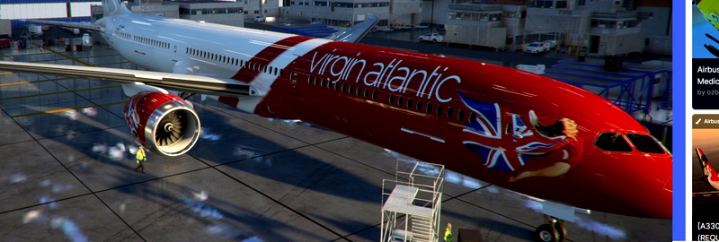 VIRGIN ATLANTIC RED for Microsoft Flight Simulator | MSFS