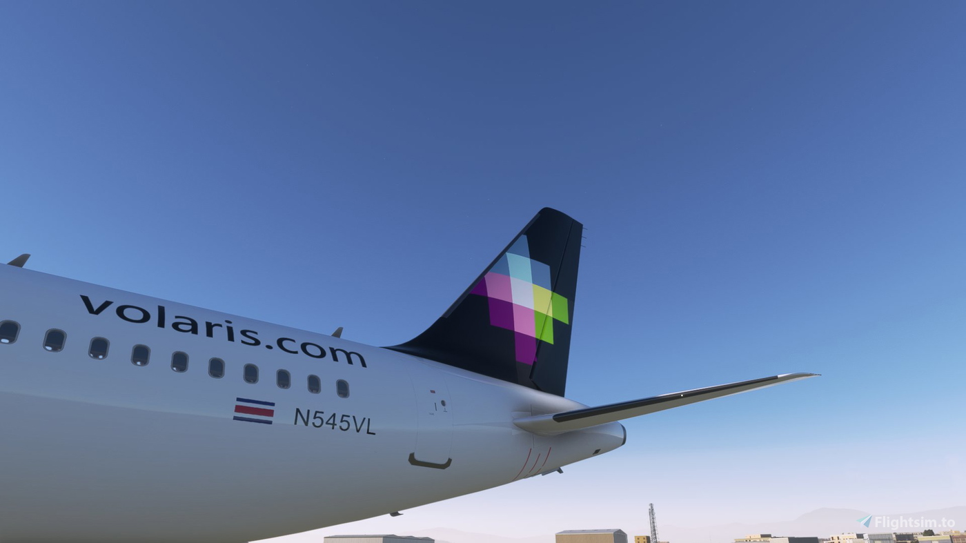 Volaris Costa Rica N545VL Livery - FlyByWire A32NX for Microsoft Flight ...