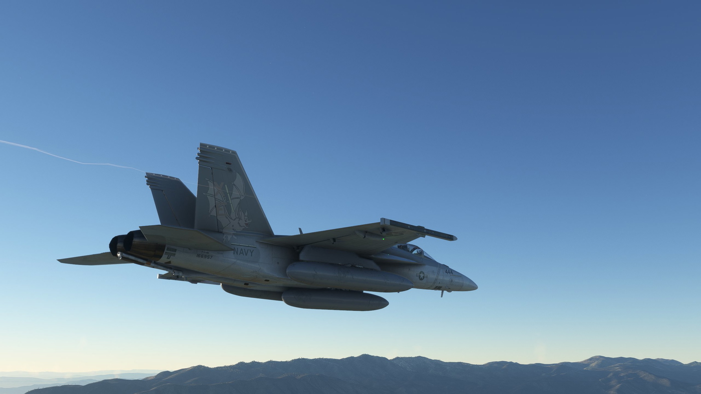 VX-9 Vampires - F/A-18E Super Hornet para Microsoft Flight Simulator | MSFS