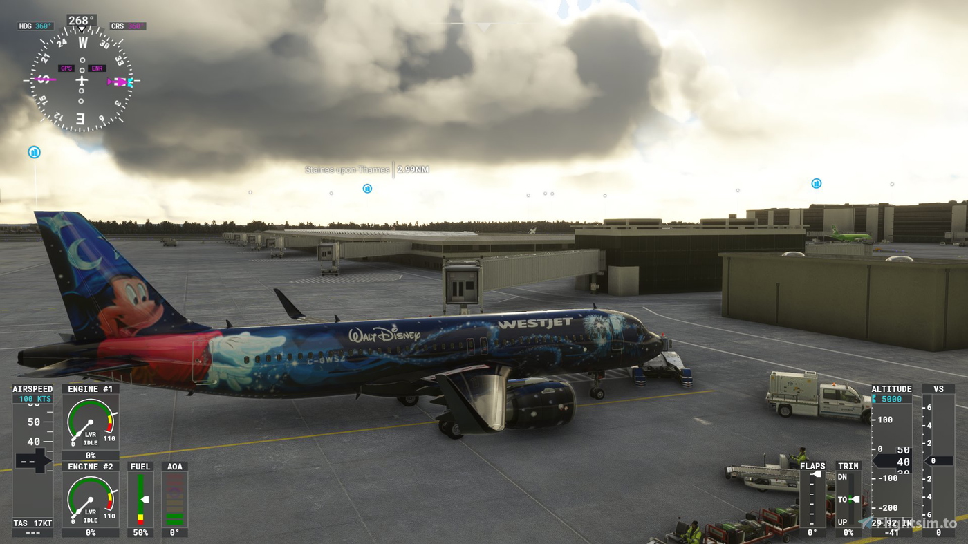 [A32NX] WESTJET DISNEY (A320NEO) for Microsoft Flight Simulator | MSFS