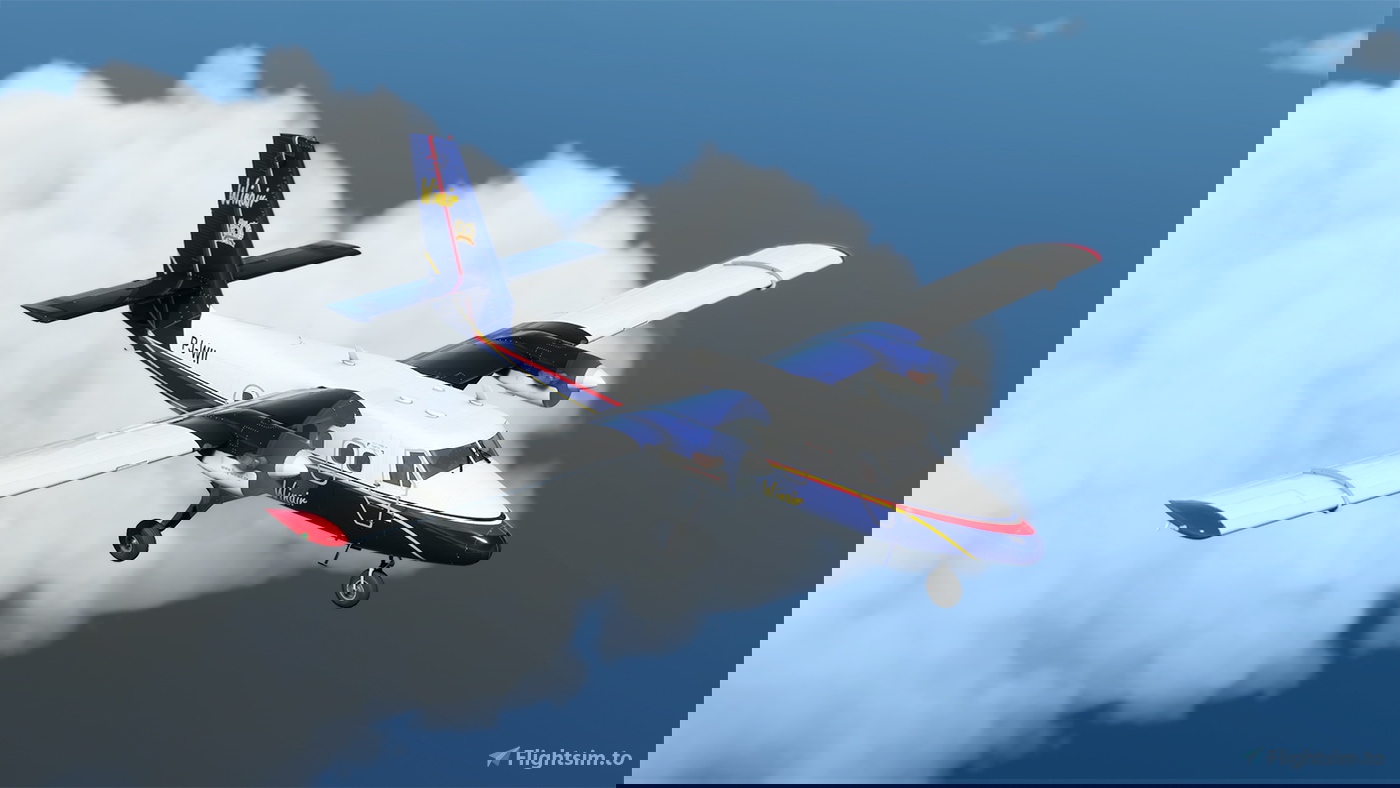 WinAir DH6 300 Wheels Pax Twin Otter PJ-WII New Repaint on 8K for ...